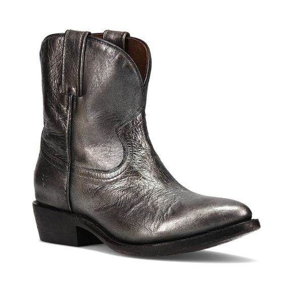 Frye | Shoes | Frye Billy Short Leather Boot Metallic | Poshmark